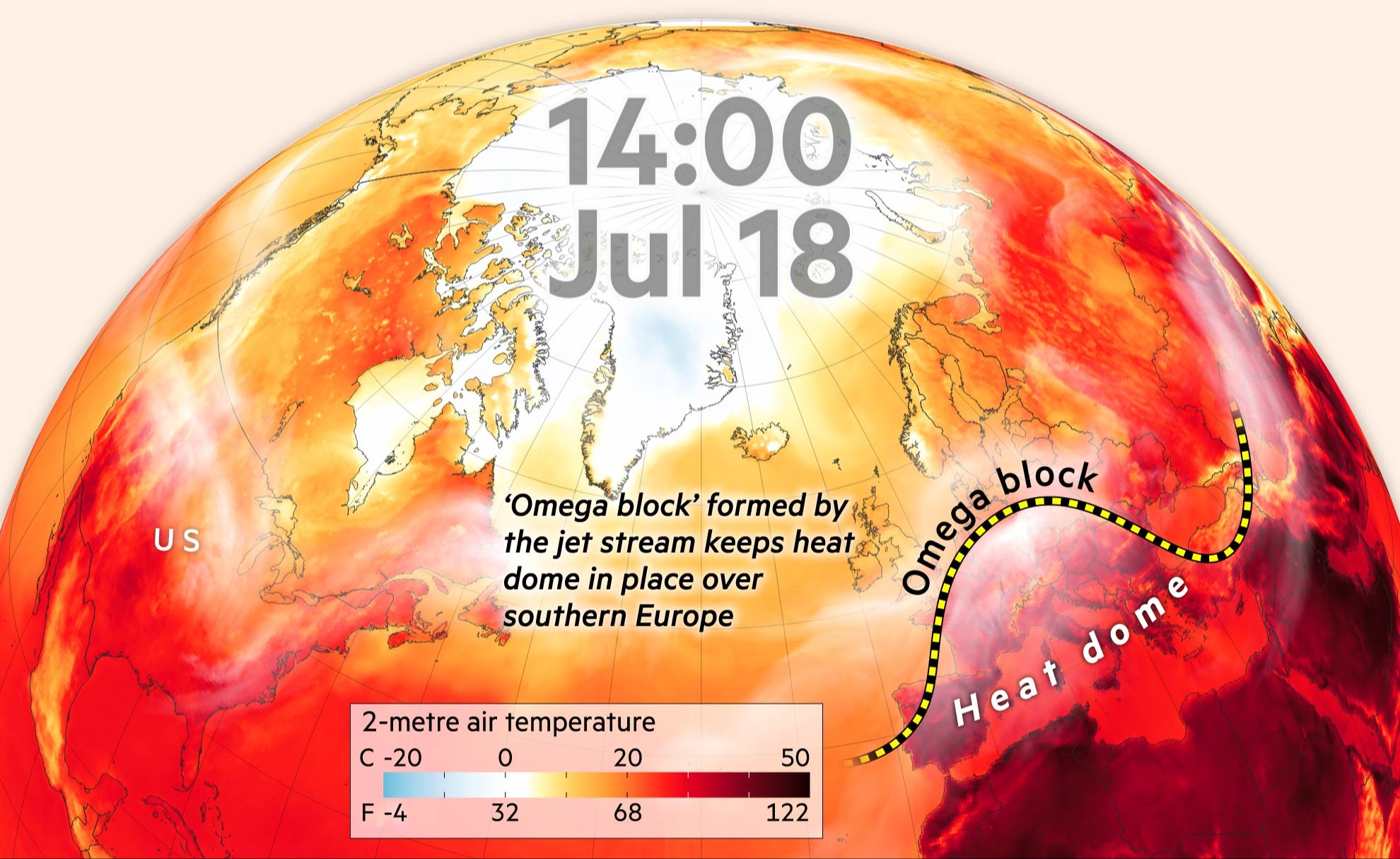 Climate graphic of the week: Jet stream pattern and ‘heat domes’ fuel ...