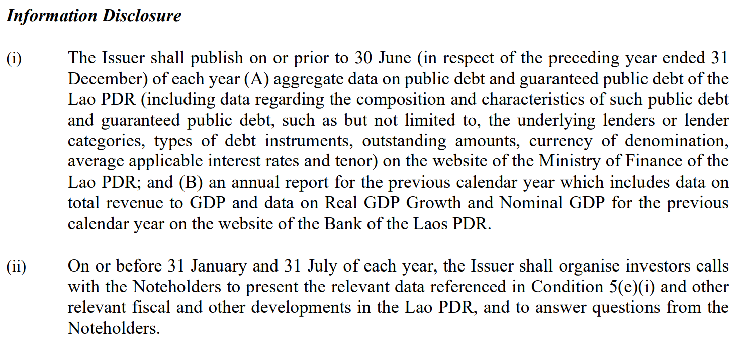 The Lao people’s debt-disclosure republic